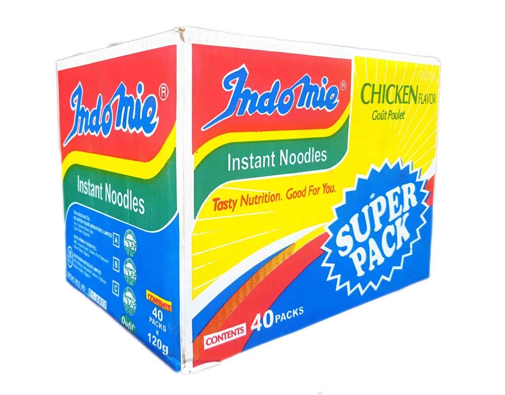 Indomie Super Pack Noodles Chicken Flavour 120g X 40 Indomie Super Pack Noodles Chicken Flavour 120g X 40